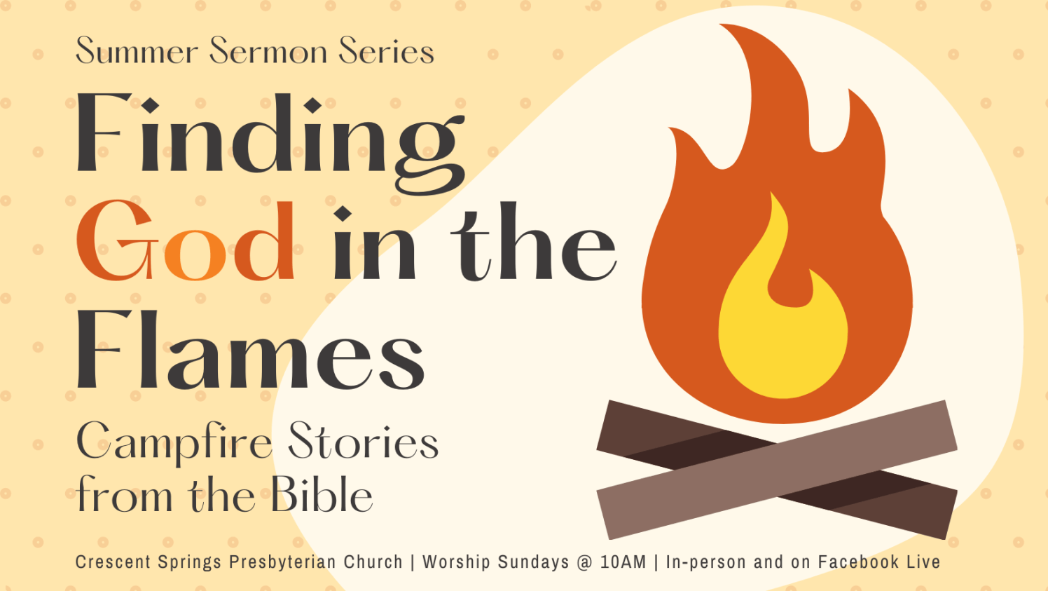 Call to Worship Cycle: Finding God in the Flames – Deep Well Worship